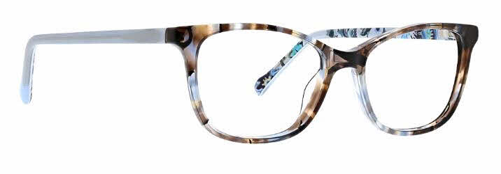 Vera Bradley Leena Cloud Vine 4915 Eyeglasses – livesunglasses.com
